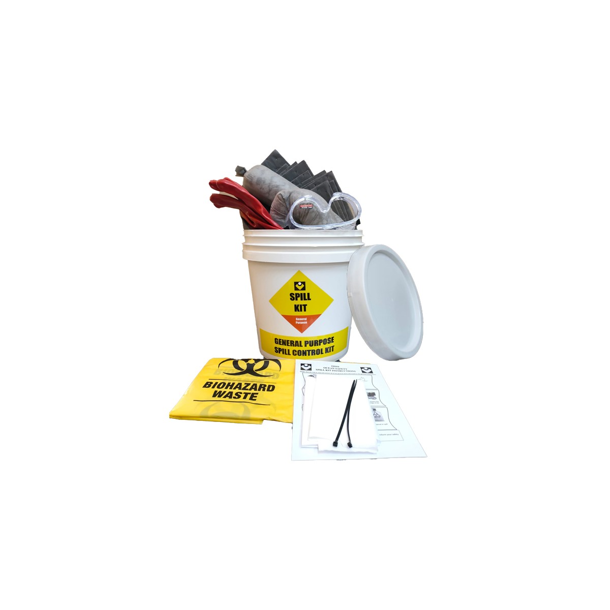 Buy OSS General Purpose Spill Kit 20L Pail | Vertex Enterprise Pte Ltd
